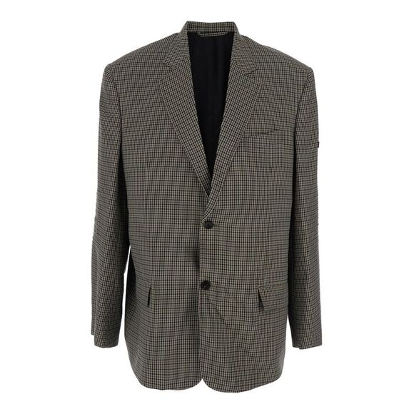 Balenciaga | Jackets & Coats | Balenciaga Men Brown Striped Jacket With ...
